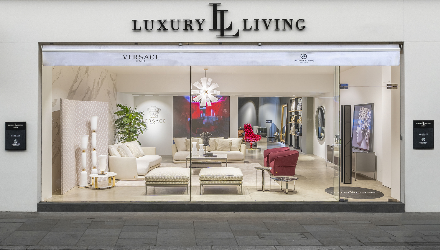 Luxury Living Group opens in London with Versace Home and Luxence