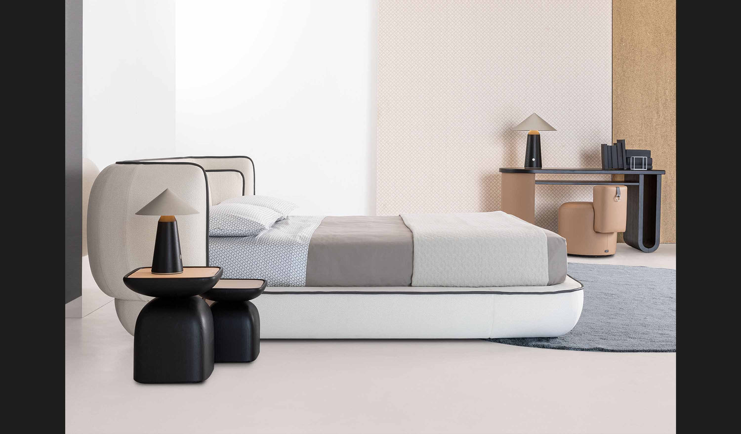 Nebula bed - Trussardi Casa | LLG – Luxury Living Group