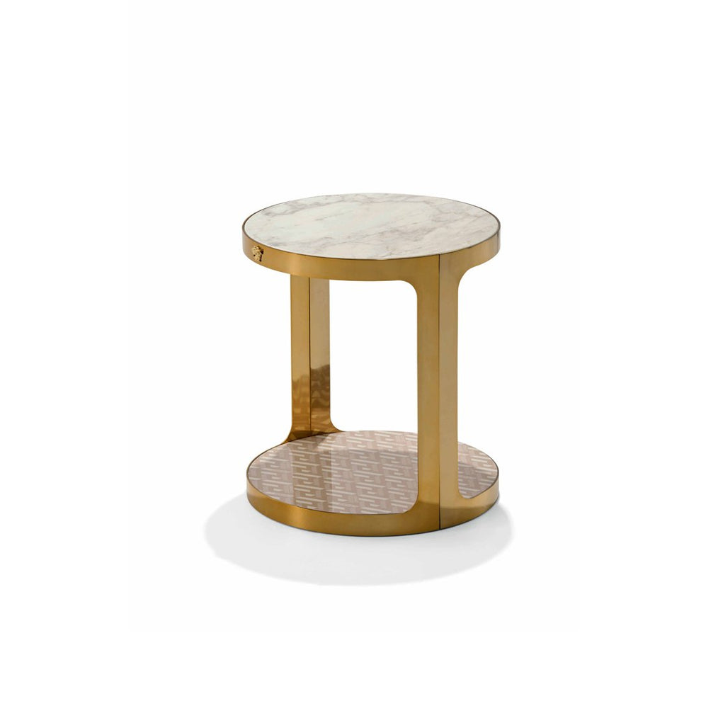 Medallion side table - Versace Home | LLG – Luxury Living Group